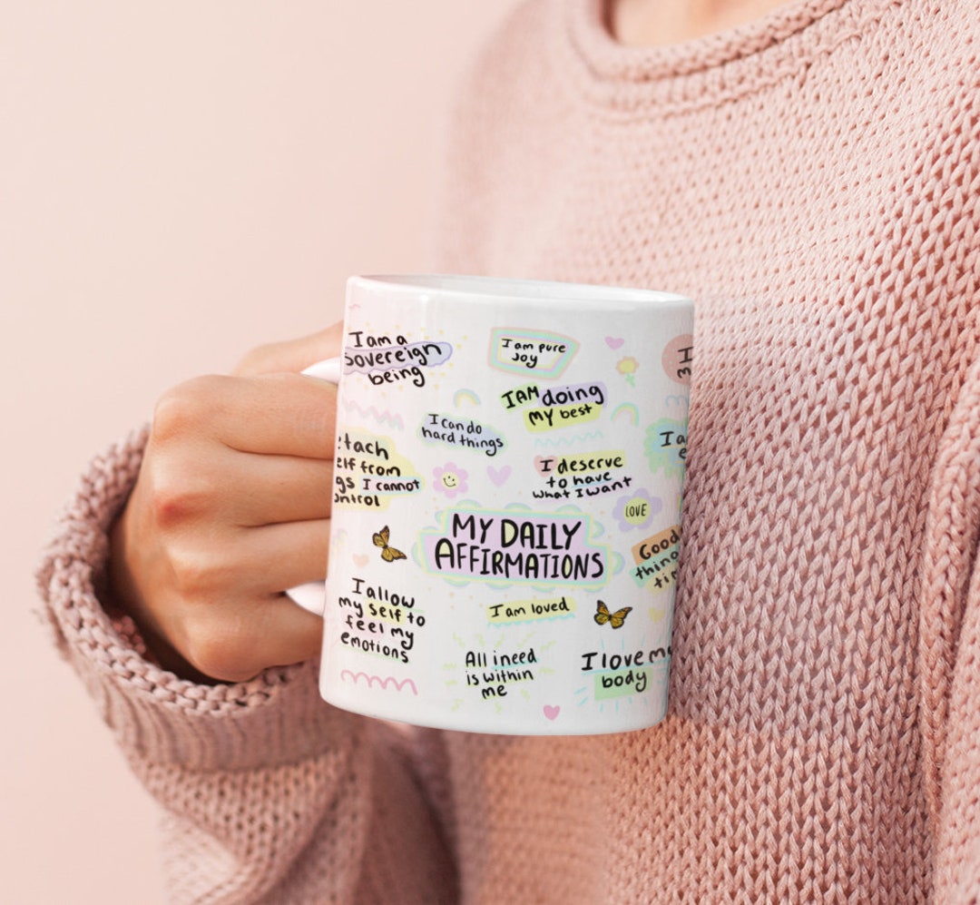 My Daily Affirmations Mug, Affirmations Mug, Positive Mug, Motivational ...
