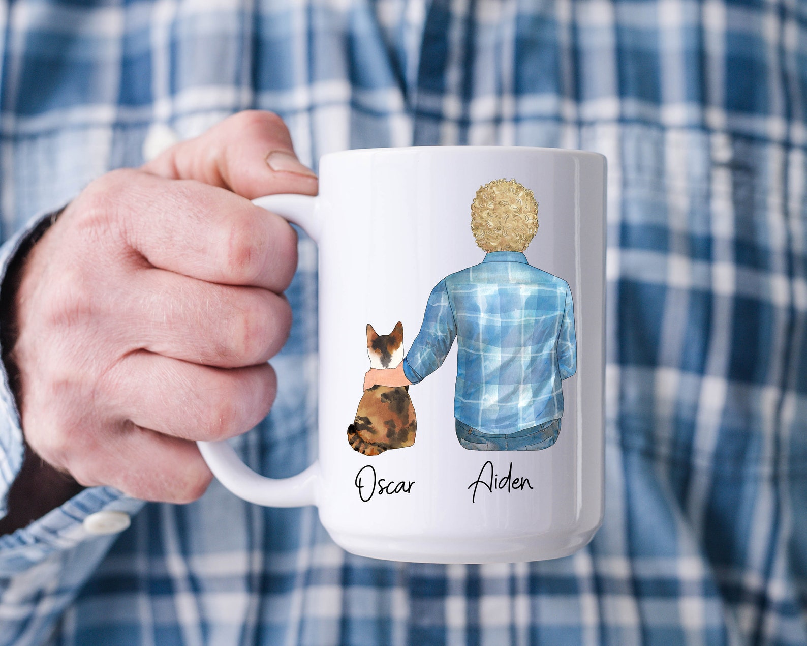Personalized Cat Dad Mug Cat Dad Gift Cat Father Mug Cat - Etsy