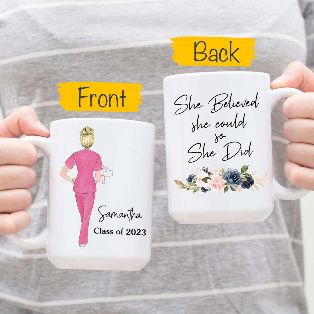 Nurse Graduation Mug, Nurse Graduation Gift, RN Gifts, Nurse Mug ...