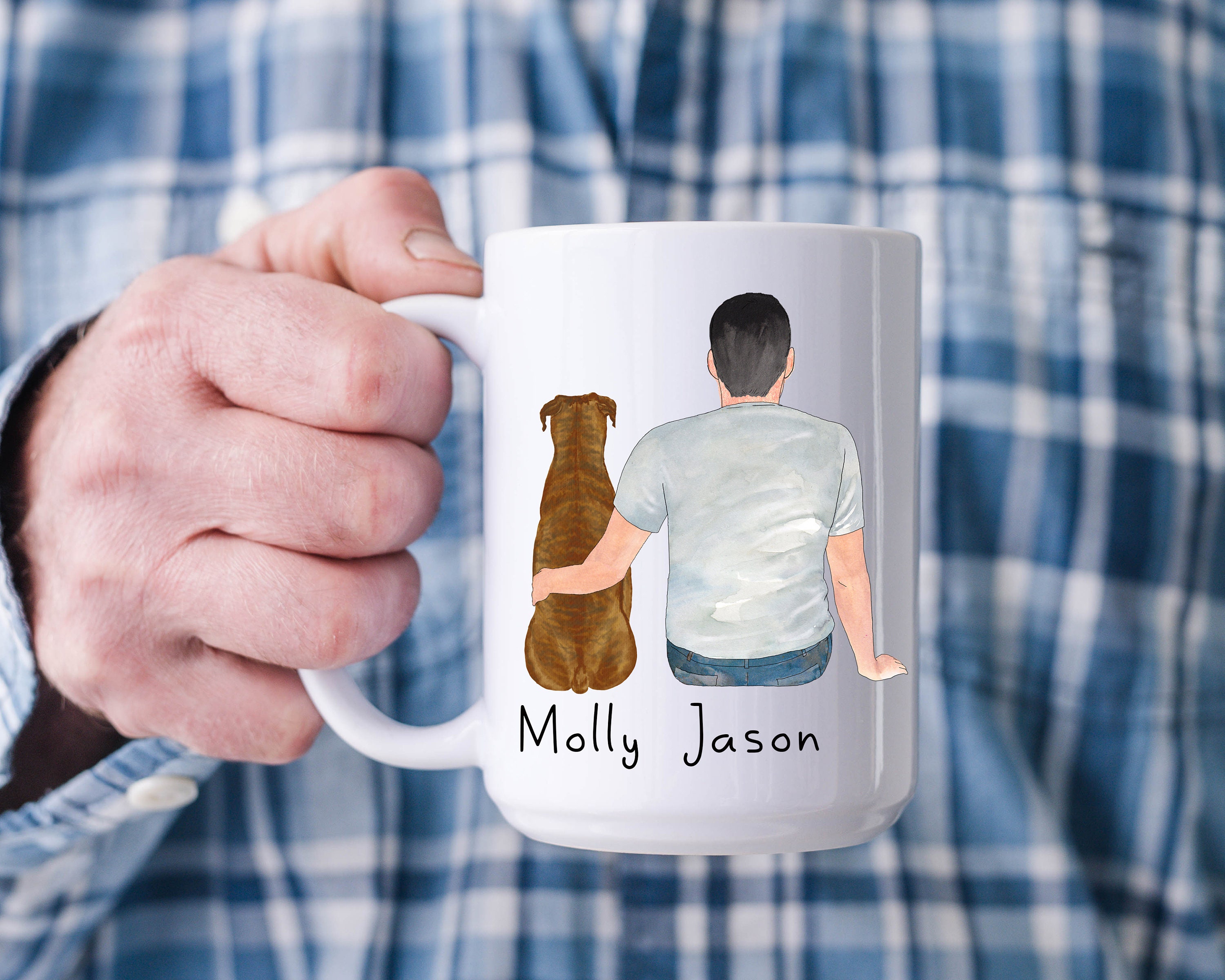 Personalized Boxer Dad Mug Boxer Owner Mug Father's Day - Etsy