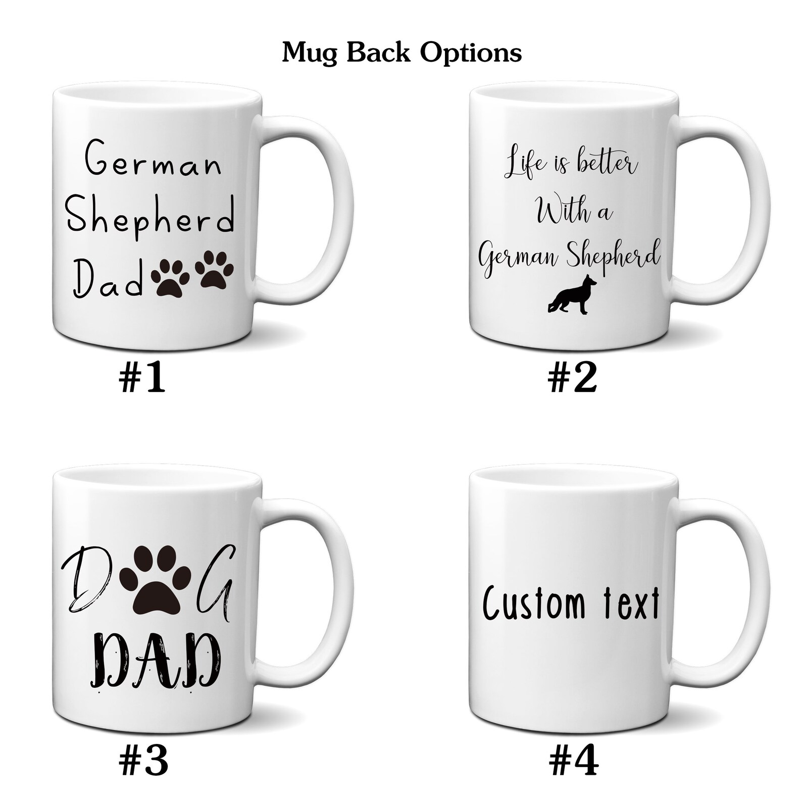 Personalized German Shepherd Mug German Shepherd Owner Mug - Etsy