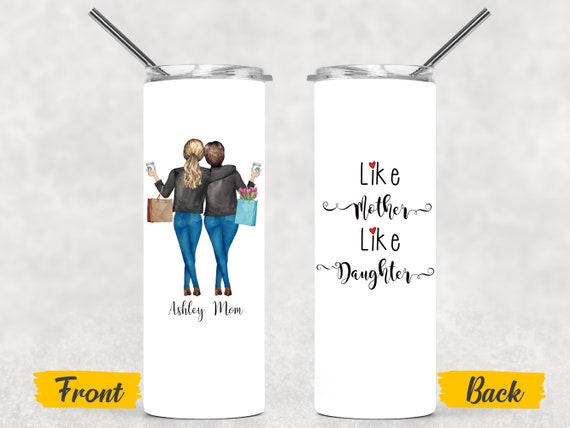 20oz Skinny Tumbler Mother And Daughter Theme Kitchen And Dining Home