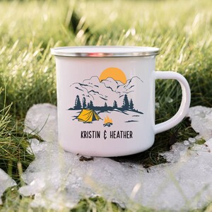 Hiking Camp Mug, Hiker Mug, Camp Mug, Camping Mug, Hiker Gift, Campfire ...