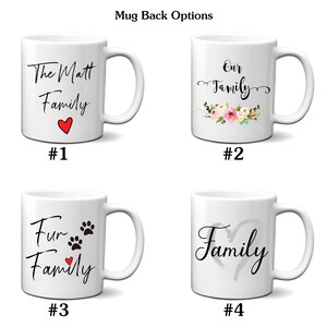 Personalized Mug Family Mug Family Gift Family Pets Mug - Etsy