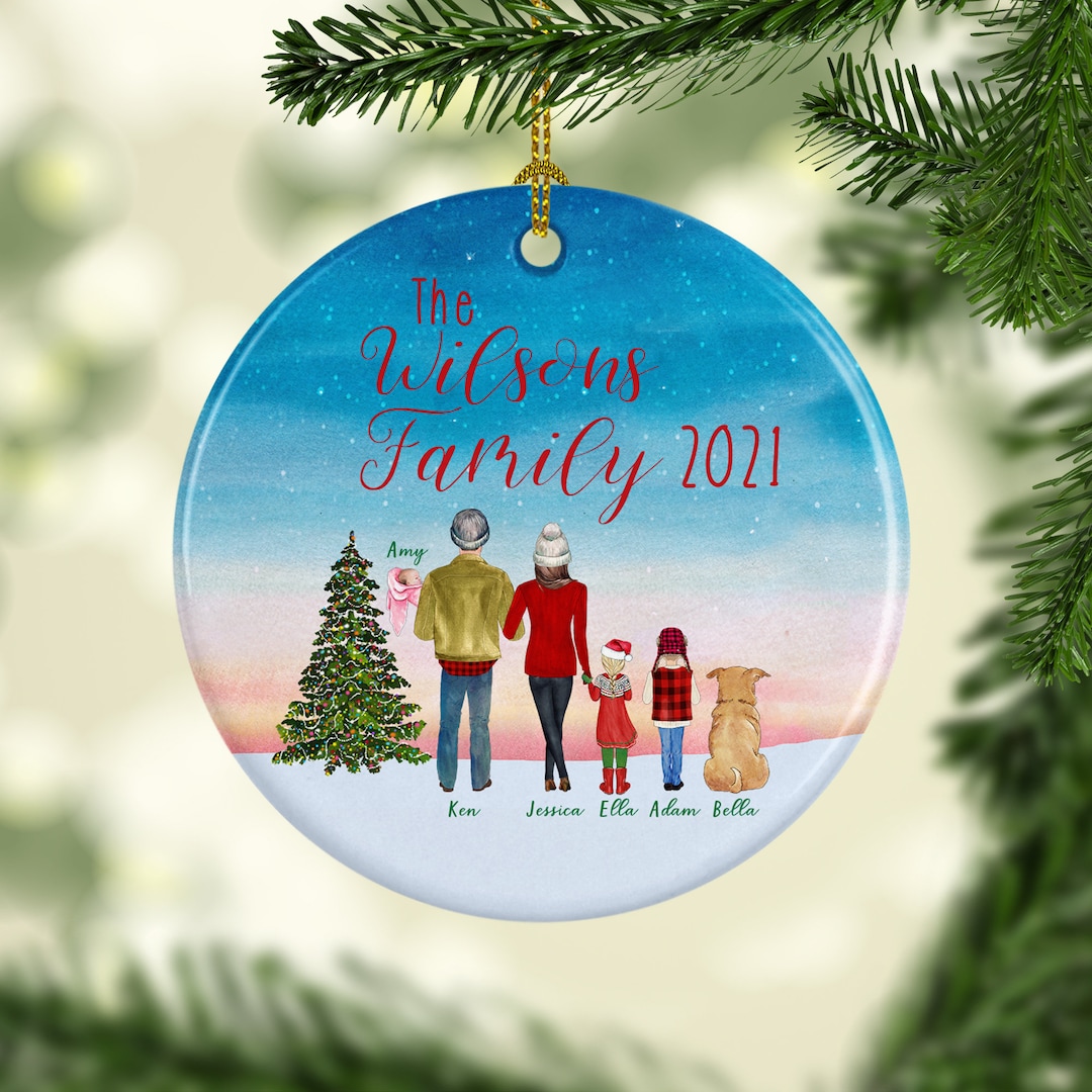 Family Christmas Ornament, Family Christmas Ornaments Personalized ...