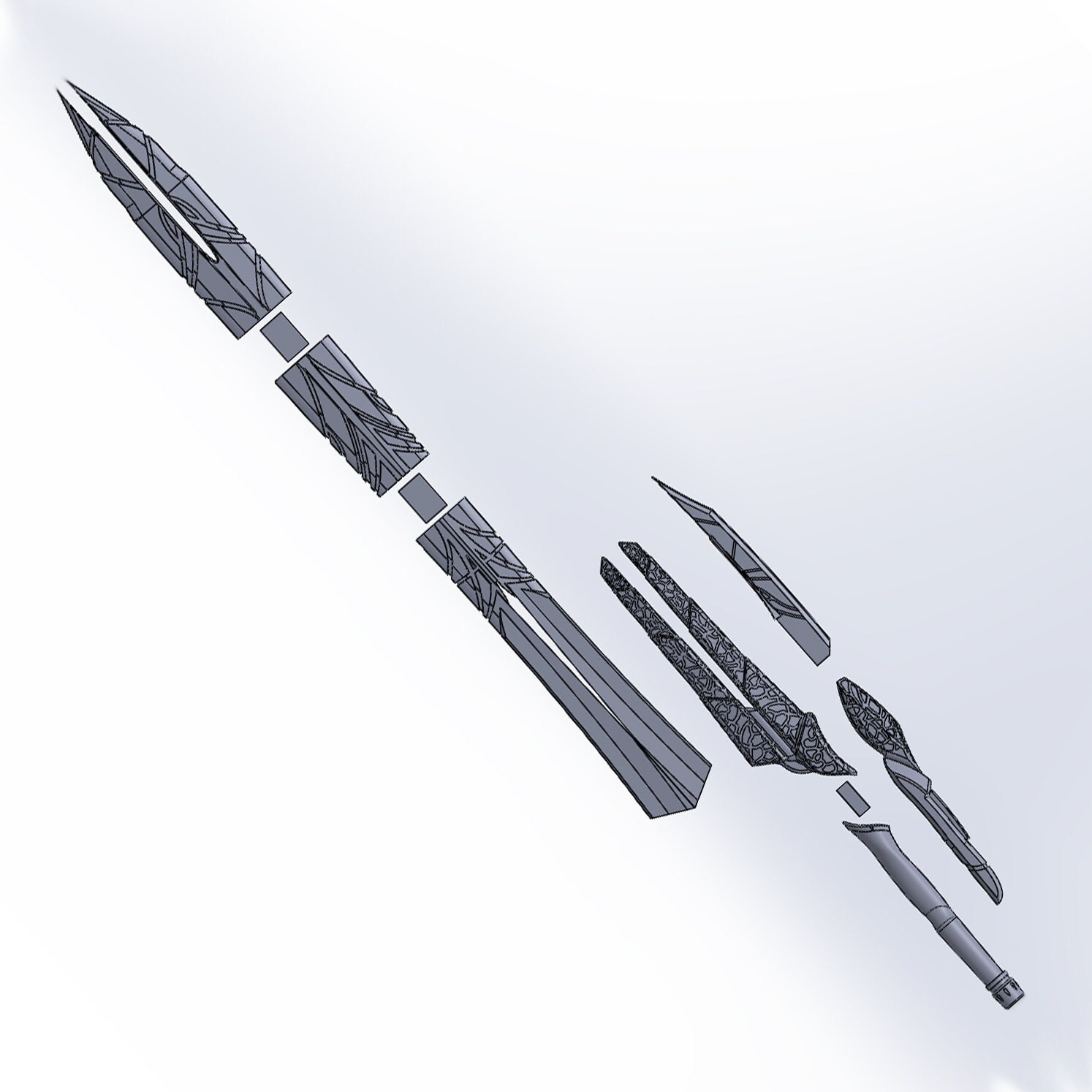 3D File - Gamora Godslayer Sword Prop 3D Model STL - Etsy