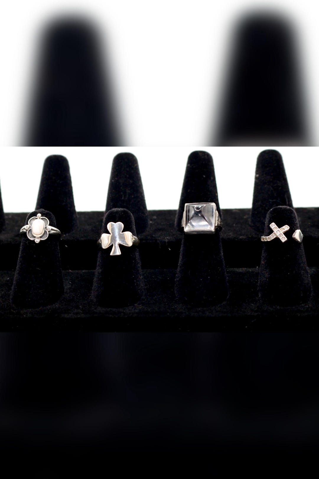 Group of Sterling Silver Vintage Rings for Small Fingers / Pinky - Etsy