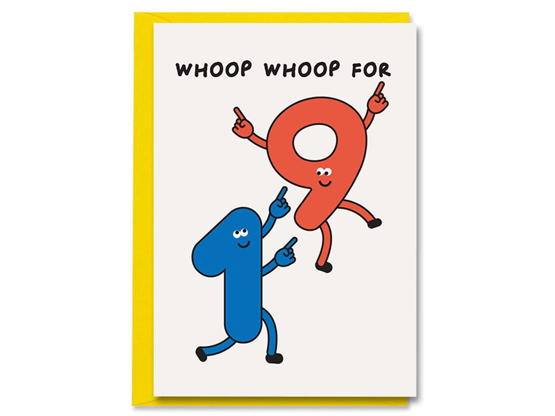 Whoop Whoop 19th Birthday Card, Happy Age 19 Card - Etsy