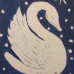 Watercolor Holiday Cards of a Beautiful Swan in the Snow - Etsy