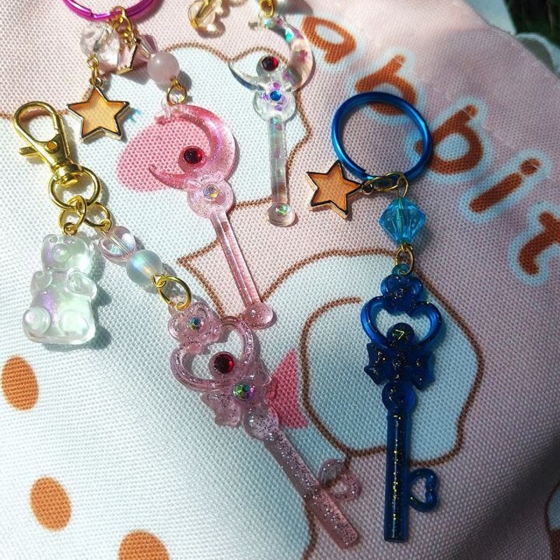 Moon Anime Keys - Etsy UK