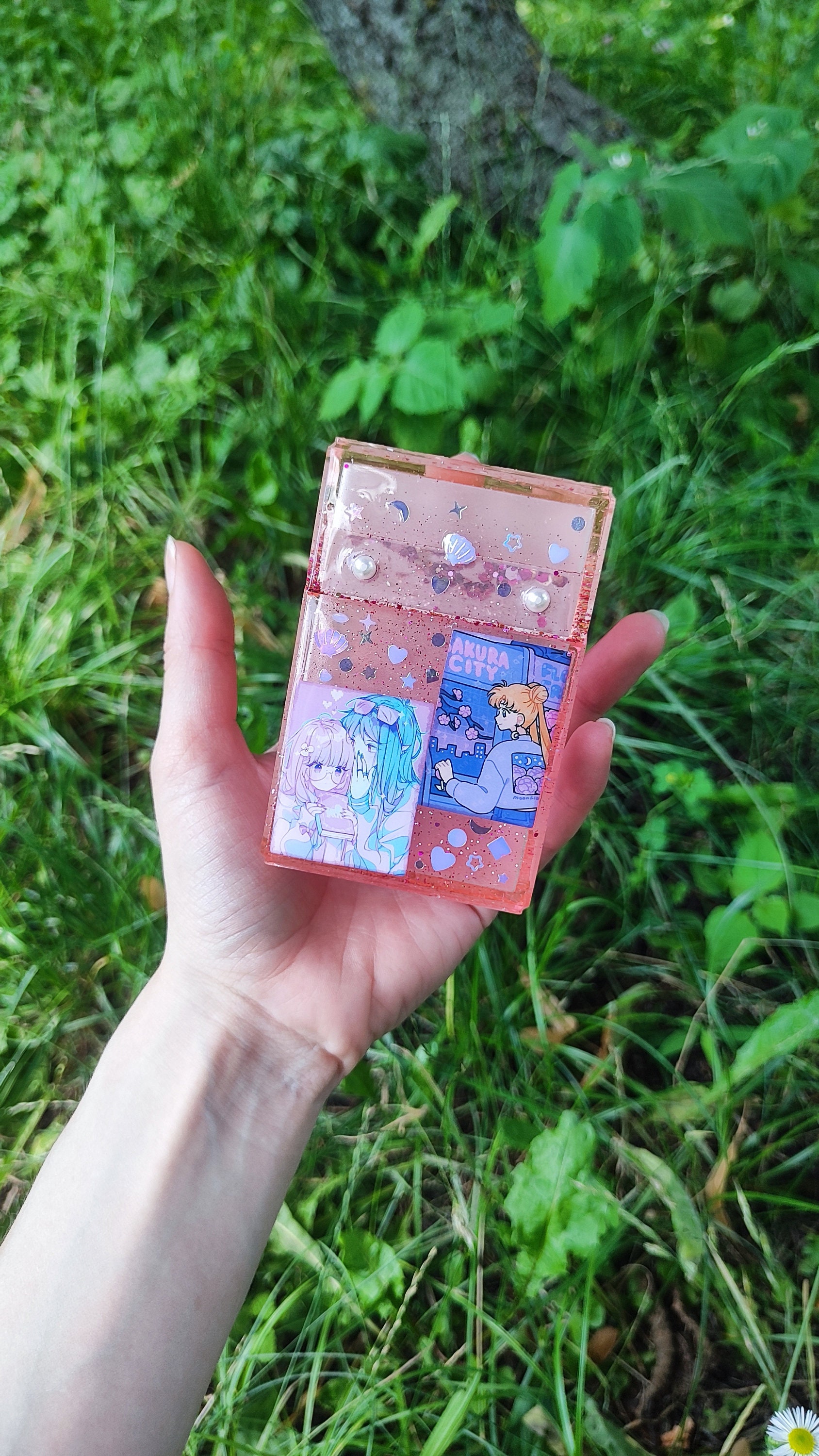 Pre-order! Anime Style Cigarette Case, Smoker's Gift, Kawaii Aesthetics ...