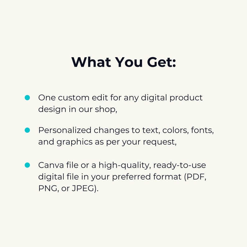 Custom Edit Request, Canva Template, Design Change, Wording Change ...