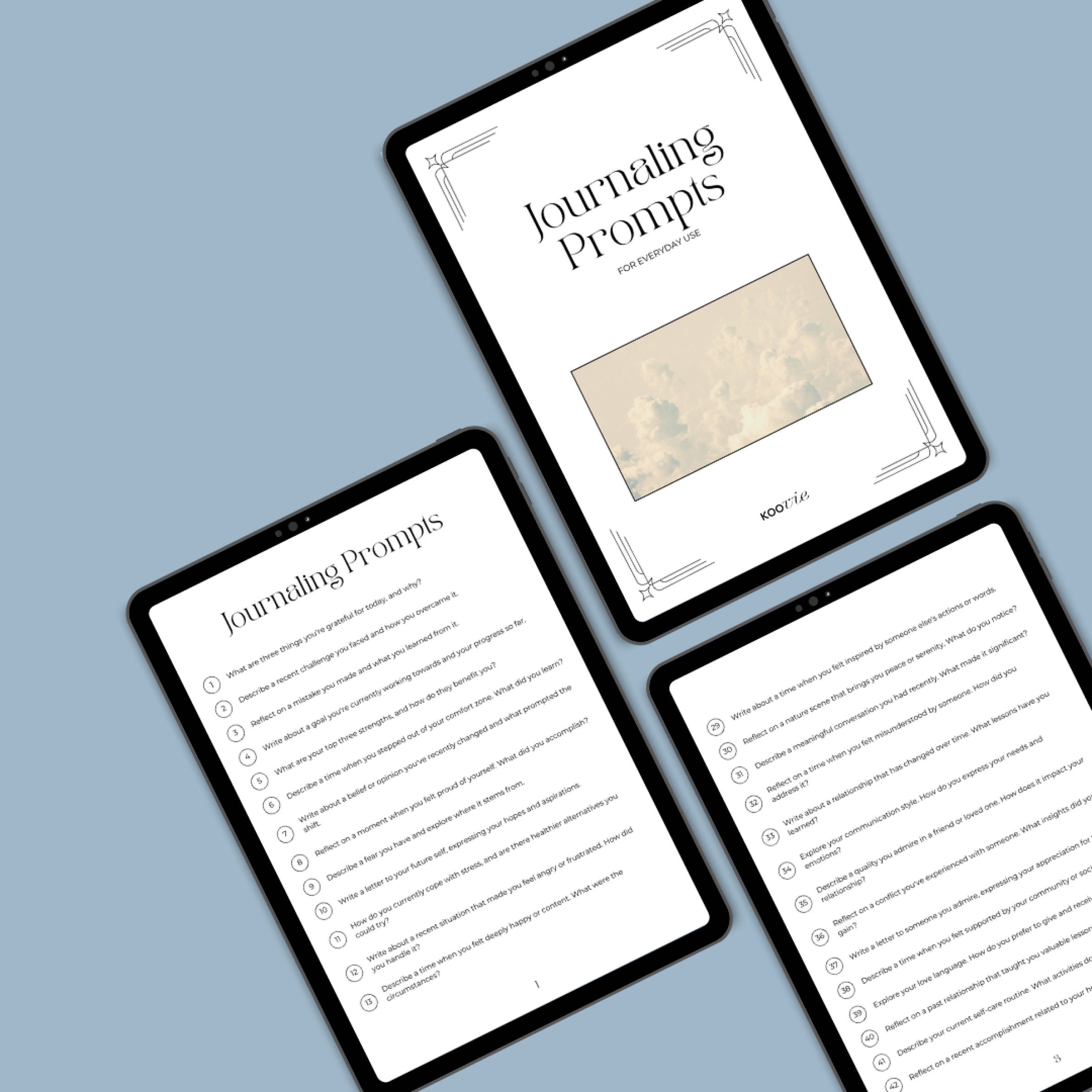 Daily Prompts, Printable Journal, Self-discovery, Daily Inspiration ...