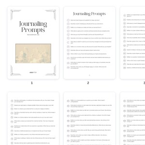 Daily Prompts, Printable Journal, Self-discovery, Daily Inspiration ...