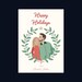 Couple Christmas Card Template, Family Card, Xmas Custom Portrait Card ...