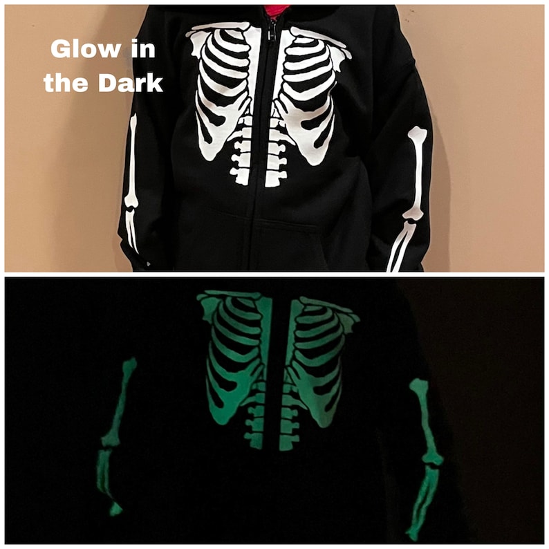 Custom Skeleton Zip up Hoodie - Etsy