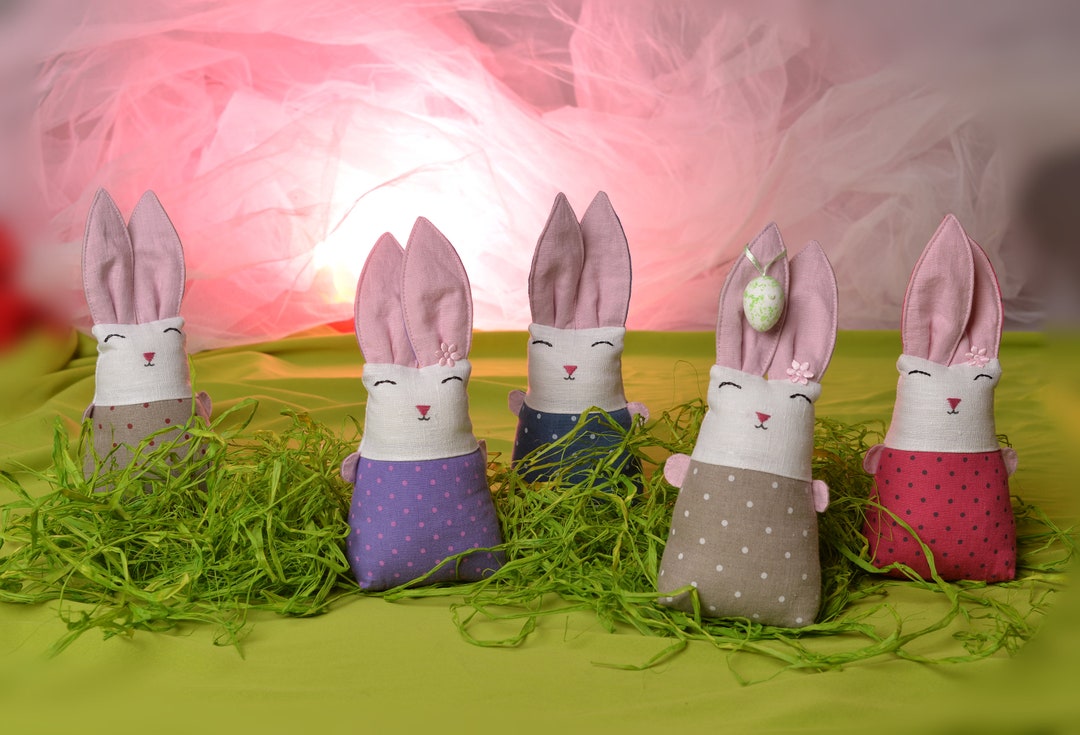 Toy Bunny, It is a Soft Toy, Which is a Natural Cloth, Linen Bunny Toy ...