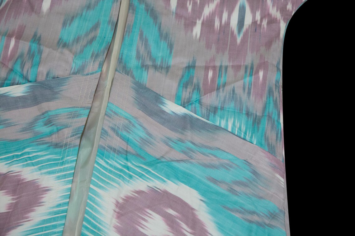 Ikat Pattern Ottoman Kaftan: Vintage Style Dress Fabric - Etsy