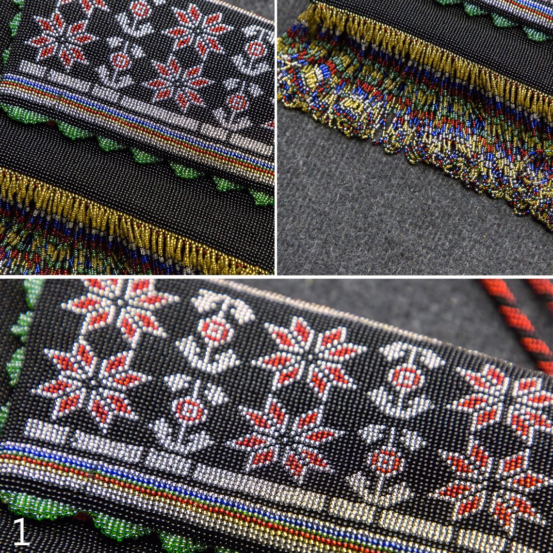 Beaded Coin Purse Beadwork Coin Purse, Embroidery, Antiques Textile ...