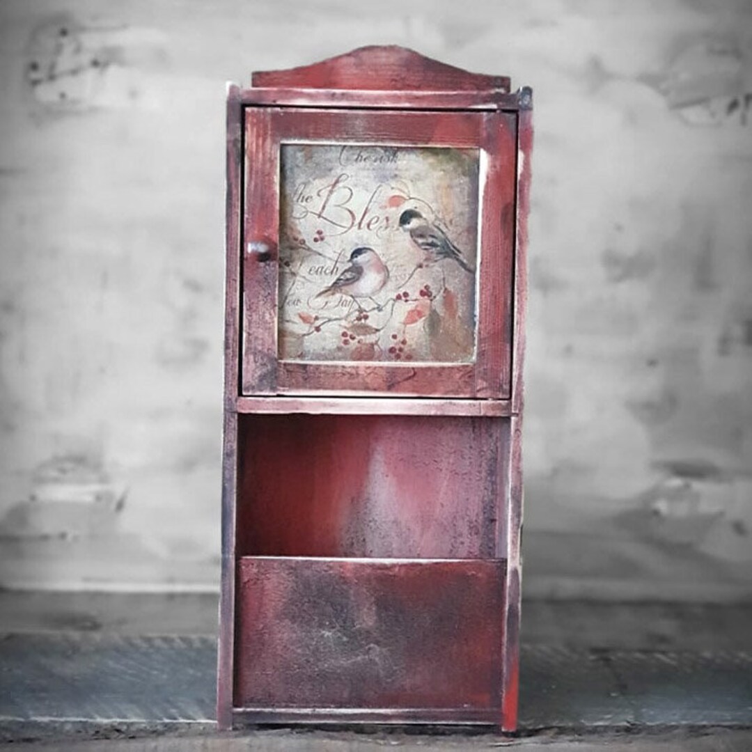 Vintage Key Box With 5 Hooks - Etsy