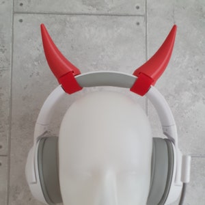 Devils / Demon Horns for Headphones / Headset for Streaming Anime ...
