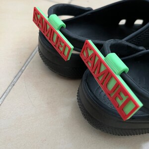 Name Tag 3d Printed for Croc With Many Color Selection - Etsy