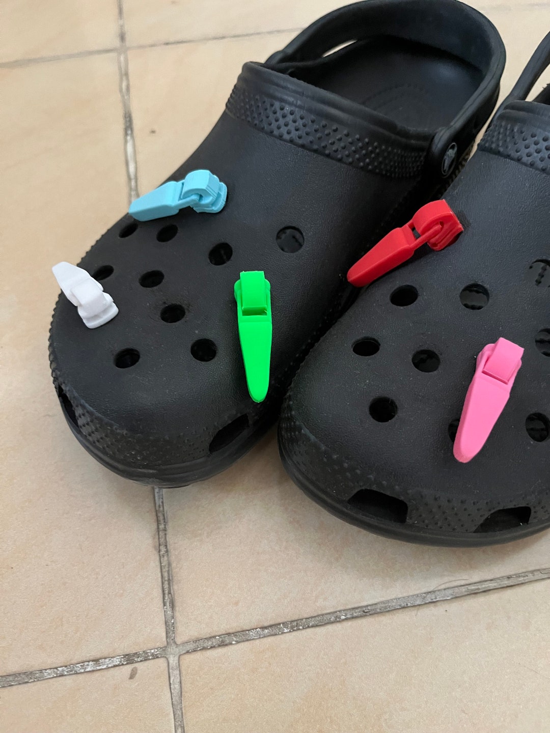 Zipper Charms for Croc With Many Colors - Etsy