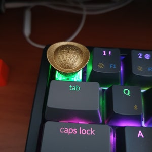 Chinese Gold and Lion Keycaps 3D Printed - Etsy