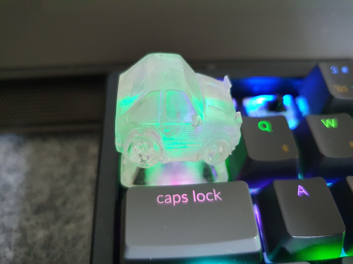 Clear Car Mechanical Keycaps 3D Printed | Etsy