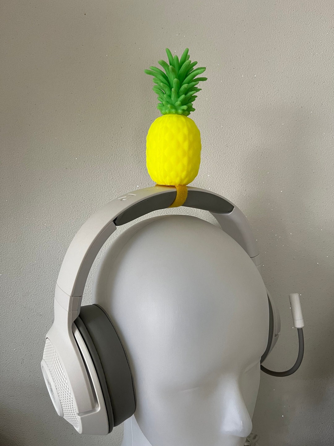 Pineapple for Headphones / Headset for Streaming Anime Cosplay - Etsy