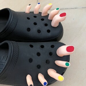 Bend Toes Charm 3d Printed for Croc With Many Color Selection - Etsy