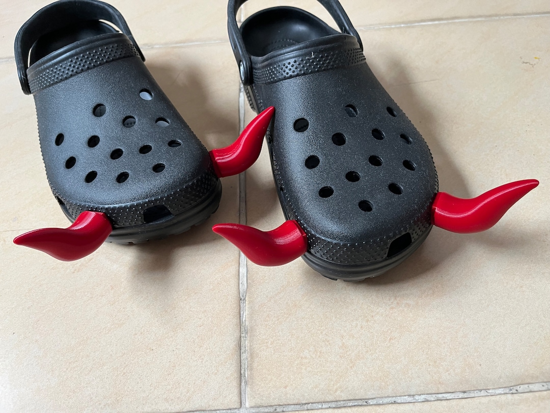 Devils Horns Charms for Croc - Etsy