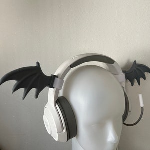 Side Bat Wing for Headphones / Headset for Streaming Anime Cosplay - Etsy