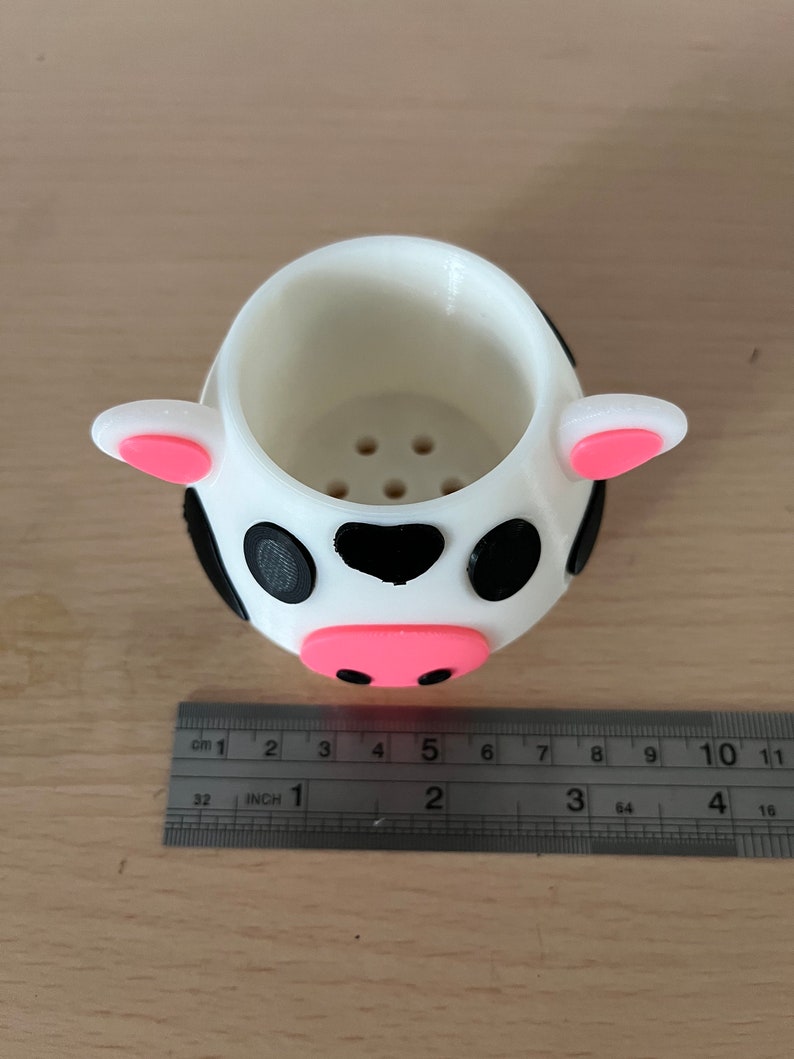 Cute Kawaii Cow Pot Planter for Office Desk Decor - Etsy
