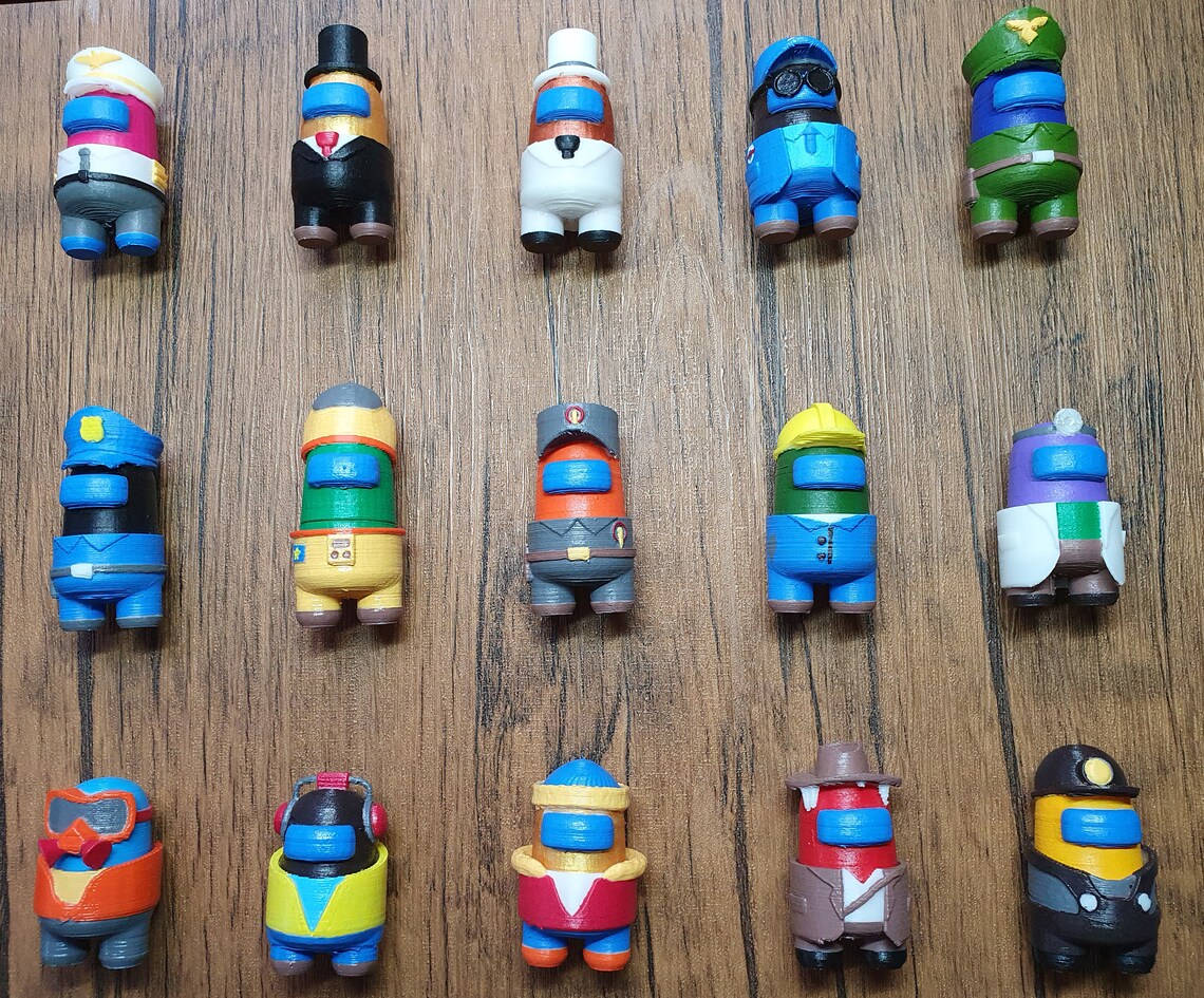 Skin Astronaut Crewmate Figures - Etsy