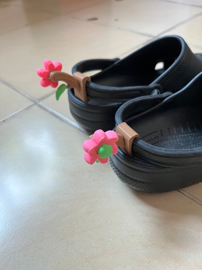 Flower Side Spurs for Croc With Many Color Selection - Etsy