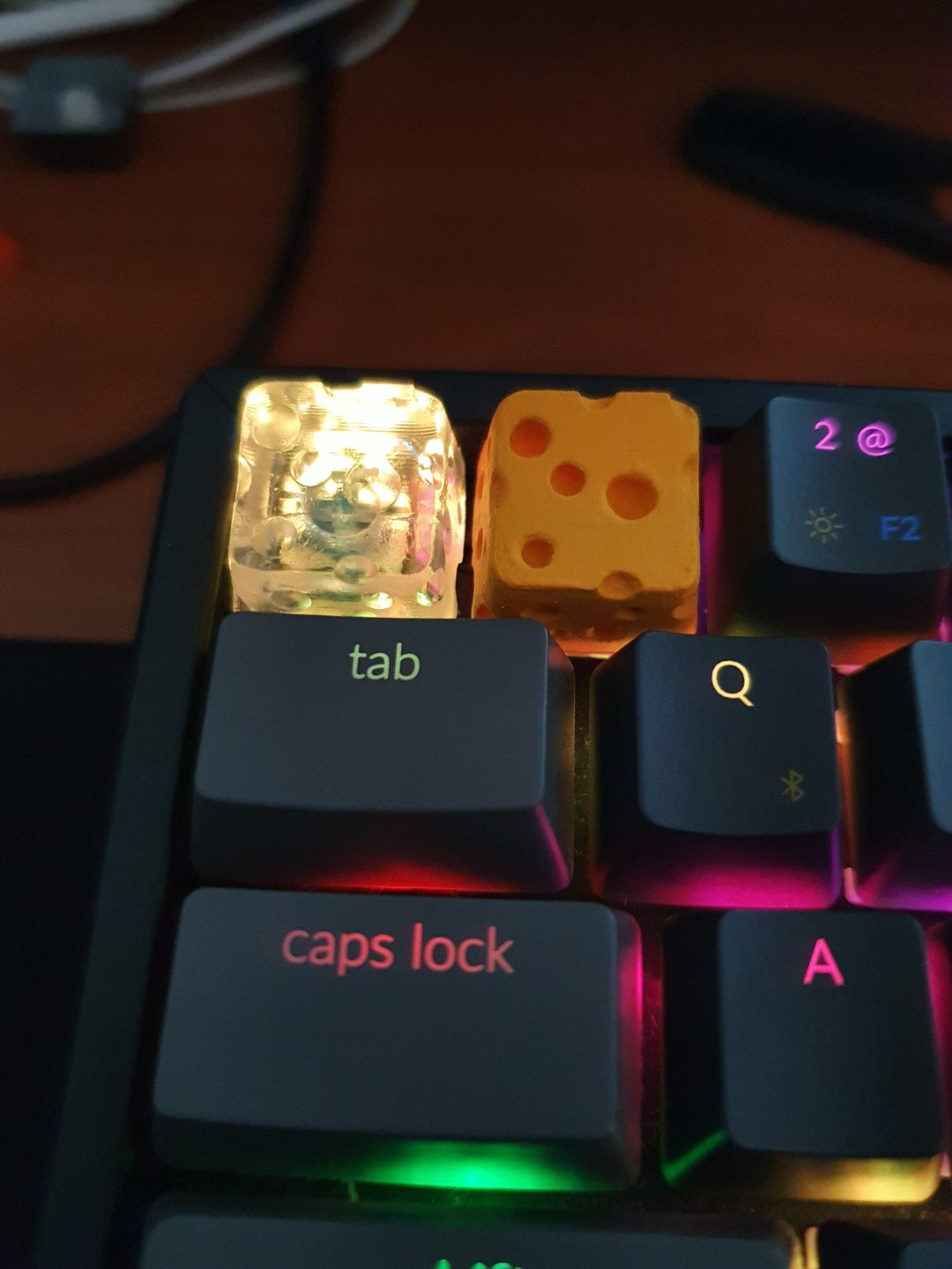 Cheese Mechanical Keycaps 3D Printed - Etsy