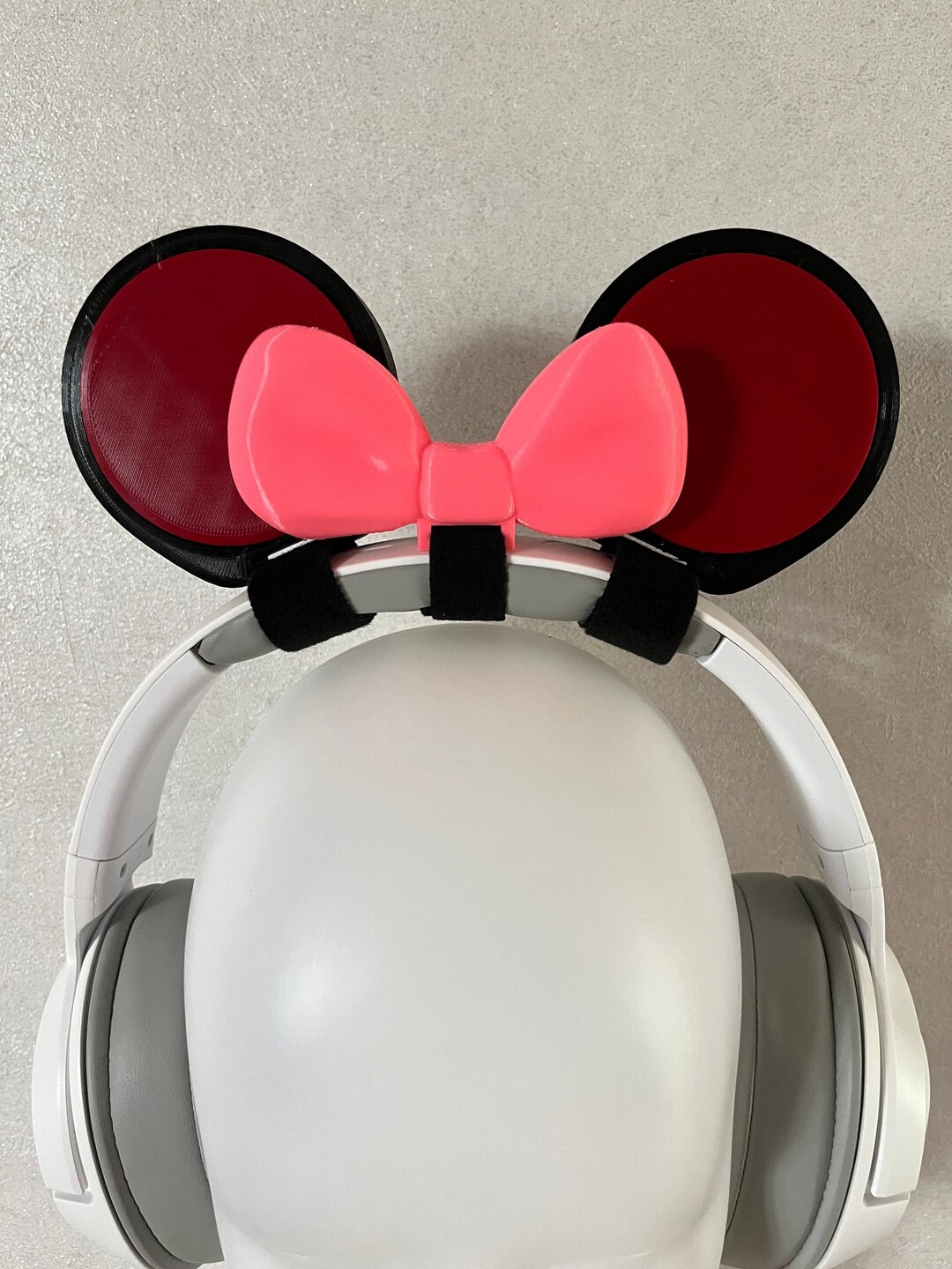Mouse Ears With Ribbon for Headphones / Headset for Streaming Anime ...