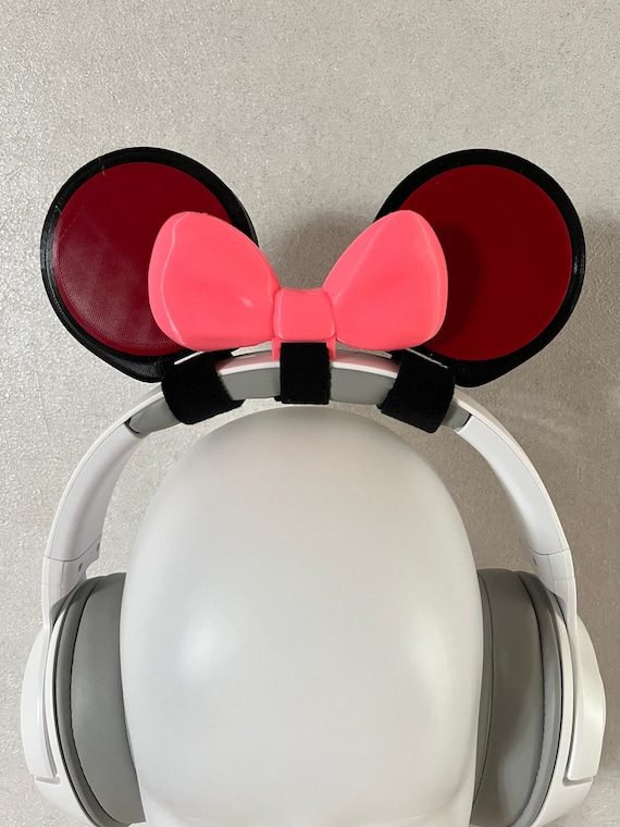 Mouse Ears With Ribbon for Headphones / Headset for Streaming - Etsy