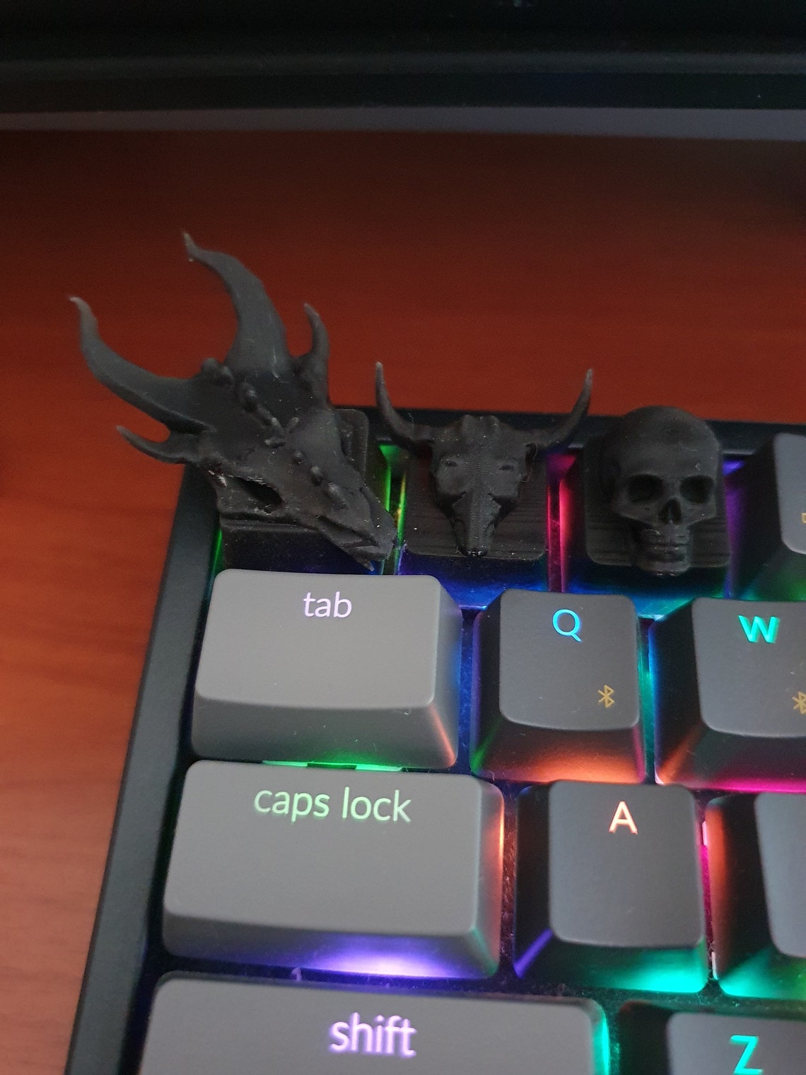 Skull Artisan keycaps 3D printed | Etsy