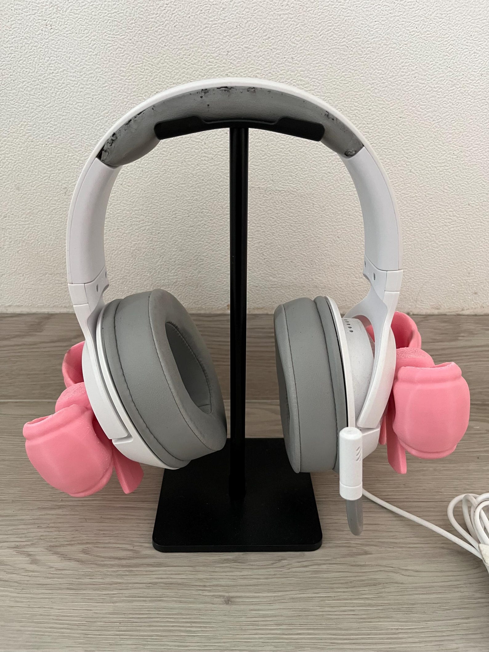 Pair of Bows Flat Side for Headphones / Headset for Streaming Anime ...