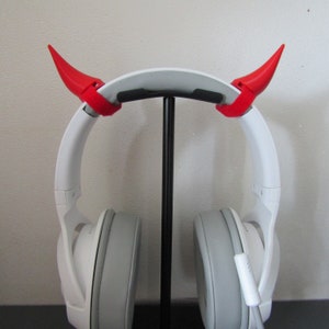 Mini Demon Horns for Headphones / Headset for Streaming Anime Cosplay ...