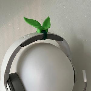 Small Leaf / Sprout for Headphones / Headset for Streaming Anime ...