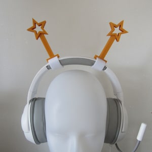 5 Points Stars for Headphones / Headset for Streaming Anime Cosplay - Etsy