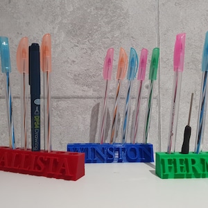 Pen Holder 3D Printed, Custom Name and Personalized Name for Gifts - Etsy