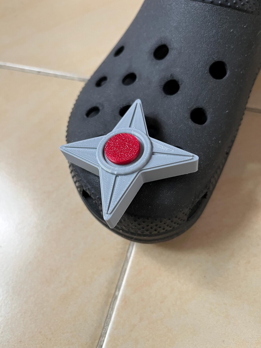 Ninja Star Spin Charm for Croc With Many Color Selection - Etsy