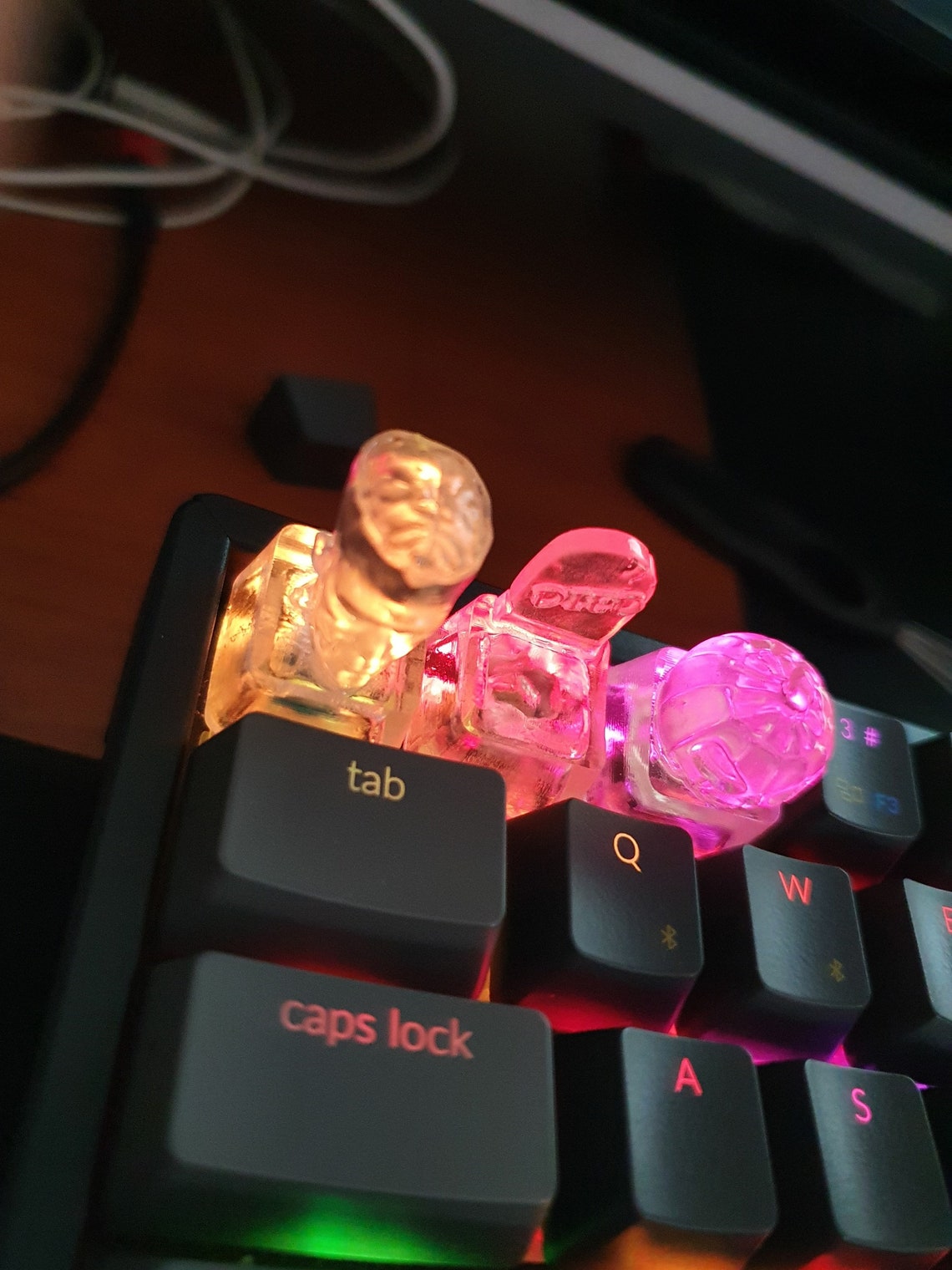 Clear Halloween Themes Mechanical Keycaps 3D Printed | Etsy