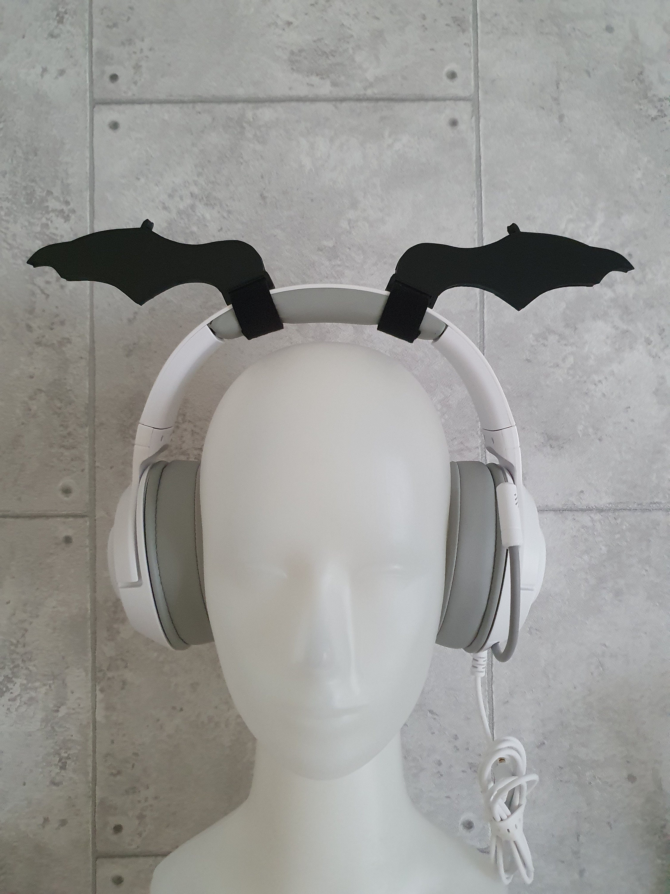 Bat Wings for Headphones / Headset for Streaming Anime Cosplay | Etsy