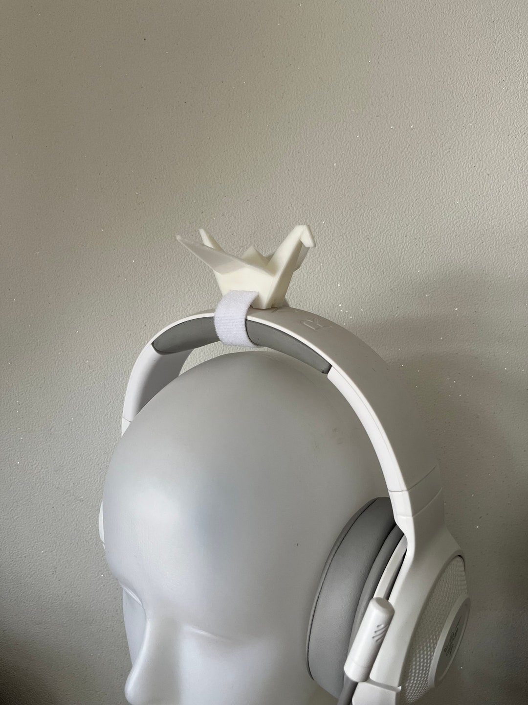 Origami Swan for Headphones / Headset for Streaming Anime Cosplay - Etsy