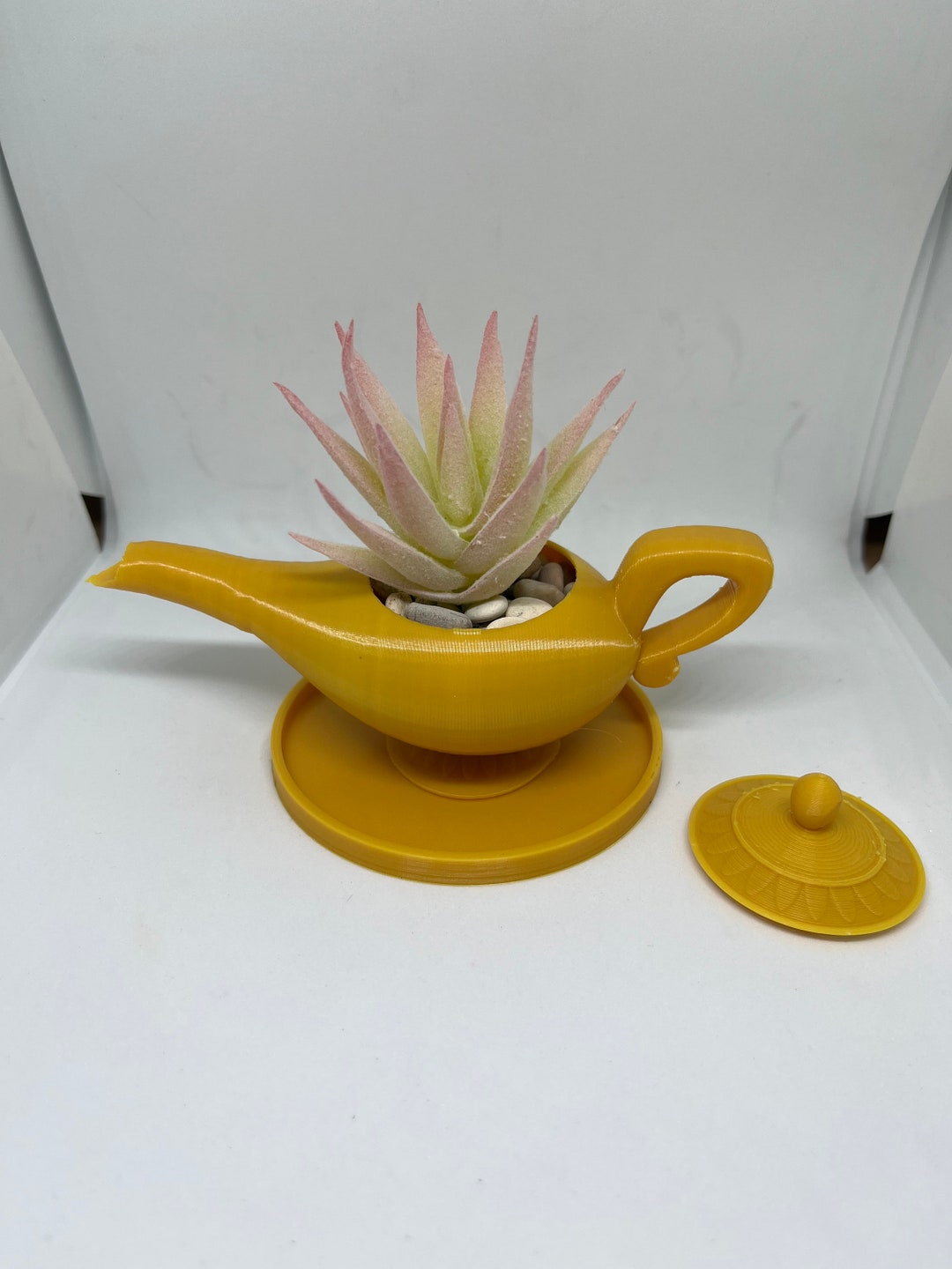 Genie Lamp Pot Planter for Office Desk Decor - Etsy